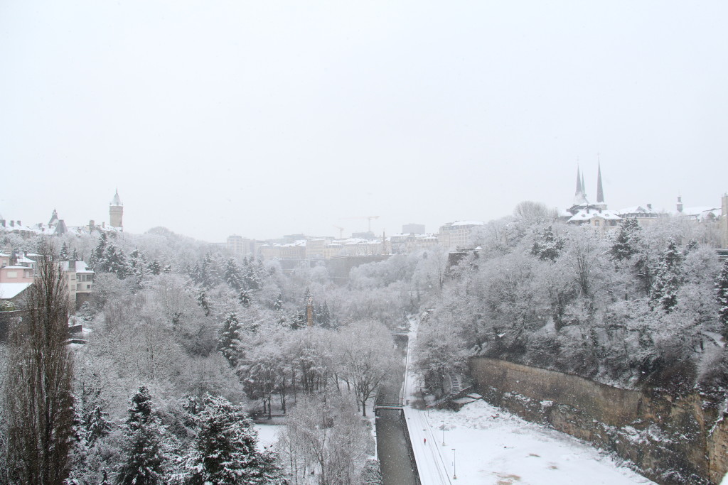 How to discover Luxembourg City in the snow - Luxembourg meets the World