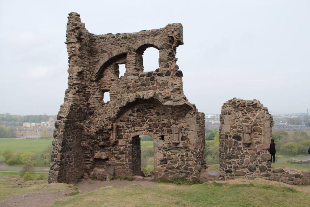 Arthur's Seat - an extinct volcano in Edinburgh Scotland