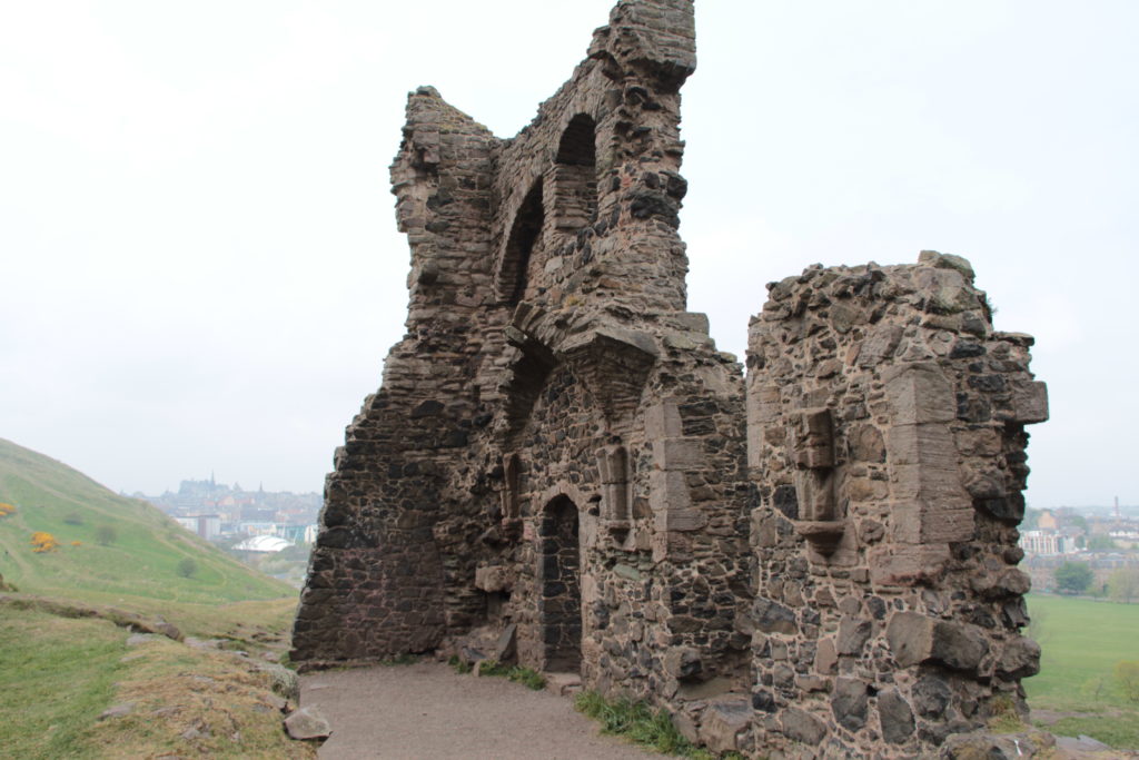 Arthur's Seat - an extinct volcano in Edinburgh Scotland