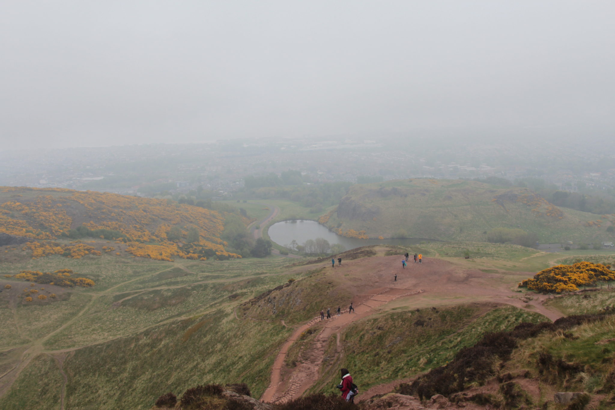 Arthur's Seat - an extinct volcano in Edinburgh Scotland