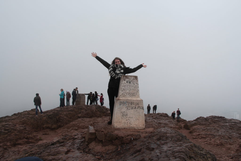 Arthur's Seat - an extinct volcano in Edinburgh Scotland